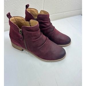 Earth | Shoes | New Earth Womens Nadya Round Toe Casual Booties In Dark ...